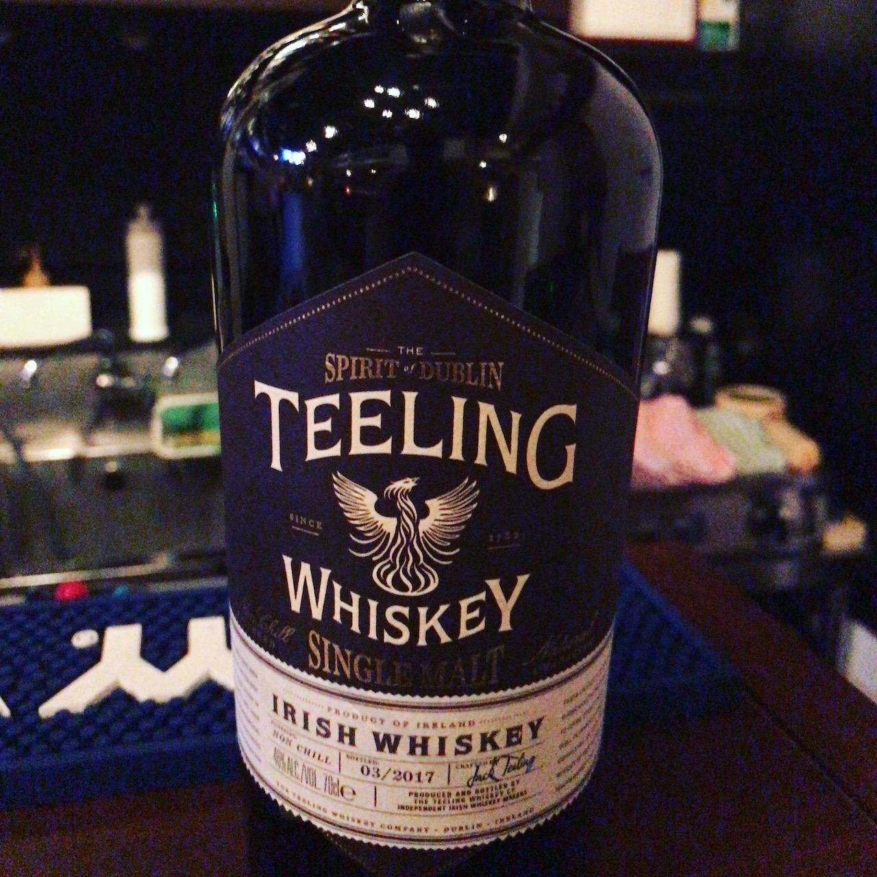 Teeling can taste slight sweet, clear and smooth to be typical of Irish ...